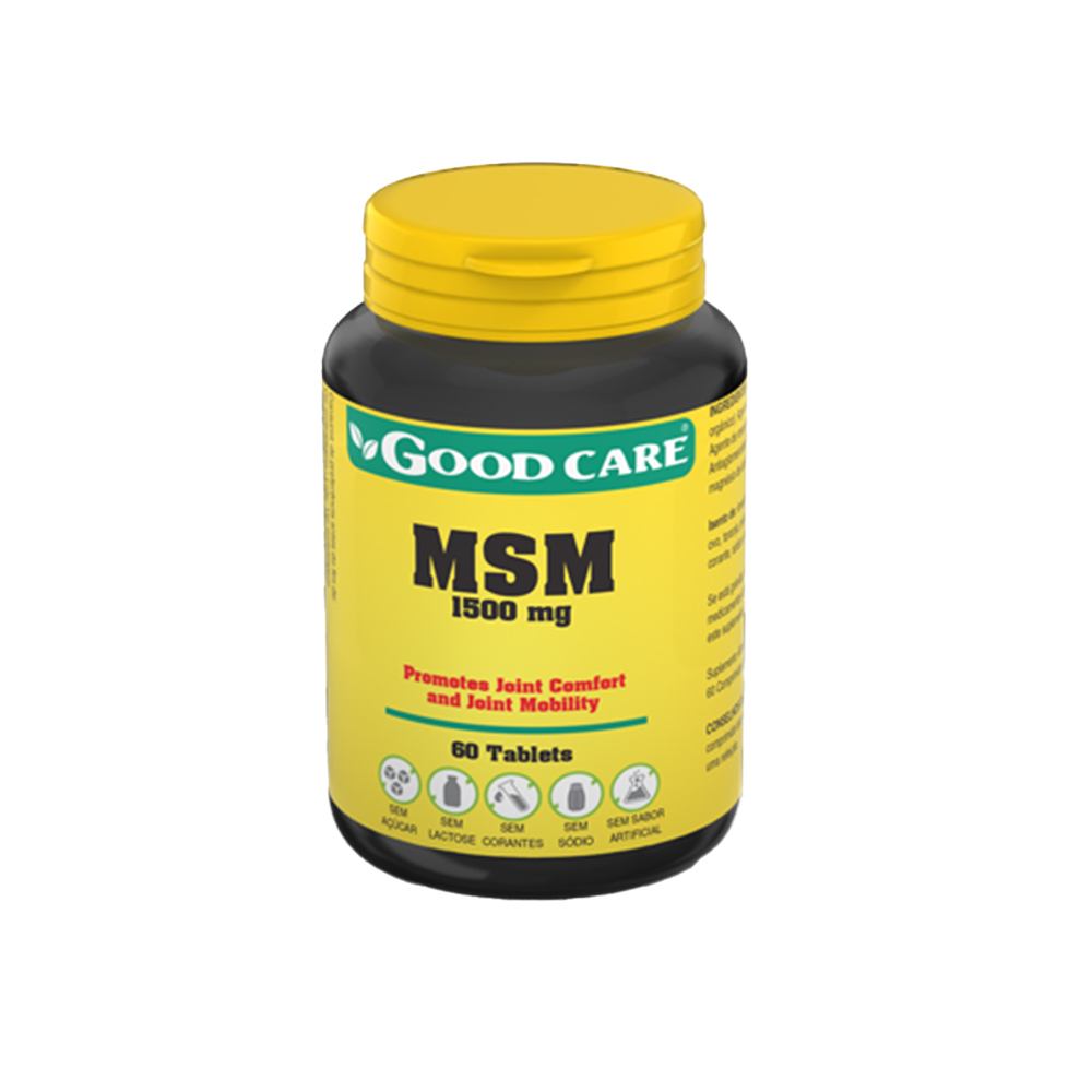 MSM 1500 mg 60 comprimidos - Good Care