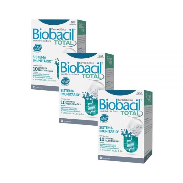 Biobacil Total 60 cápsulas Leve 3 Pay 2 - Farmodiética