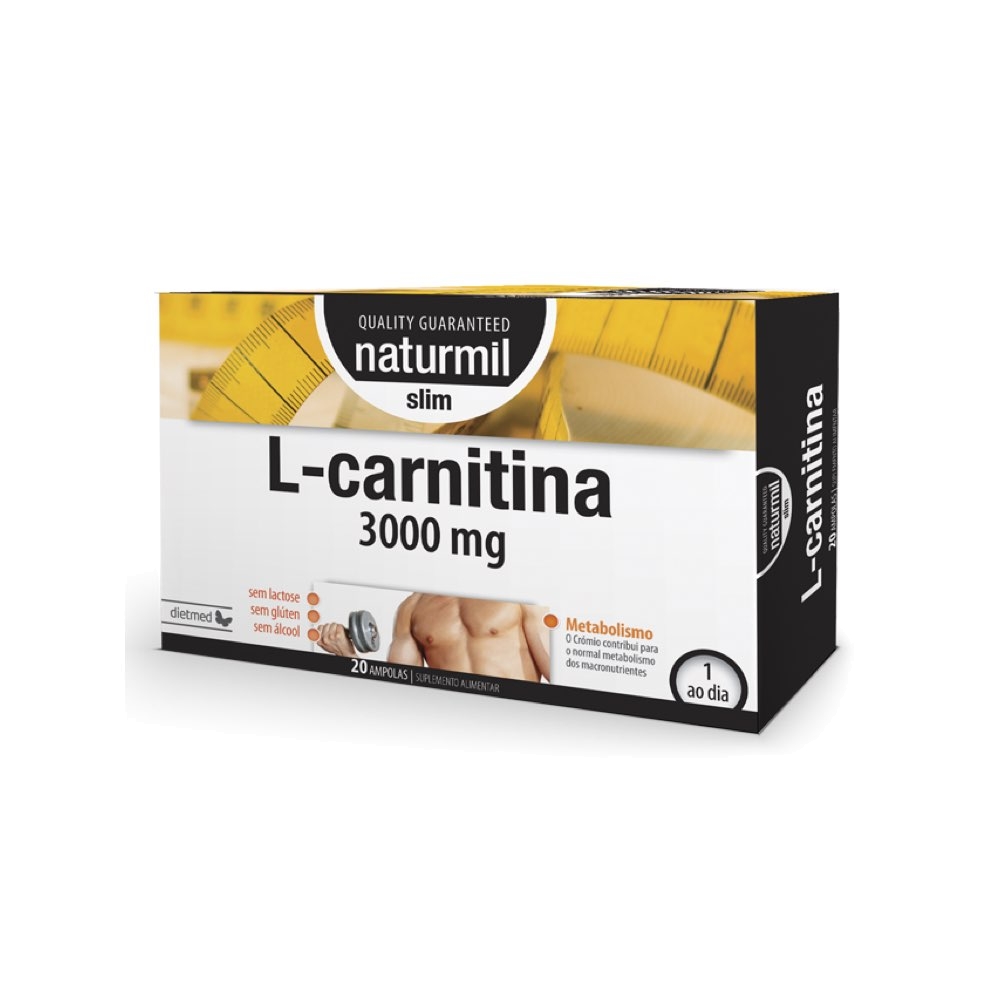 L-Carnitina Forte 20 x 15 ml ampolas - Naturmil