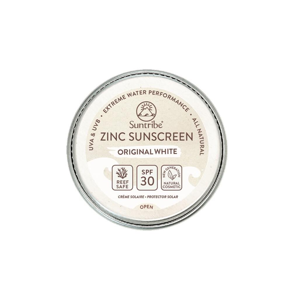 Protector Solar Zinc SPF 30 Blanco 15g - Suntribe - Lifenatura