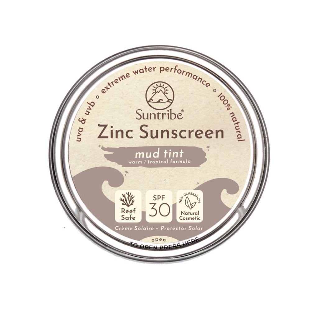 Protector Solar Zinc SPF 30 Terra 45g - Suntribe - Lifenatura