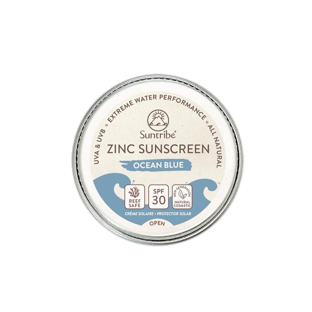 Protector Solar Zinc SPF 30 Turquesa 15g - Suntribe - Lifenatura