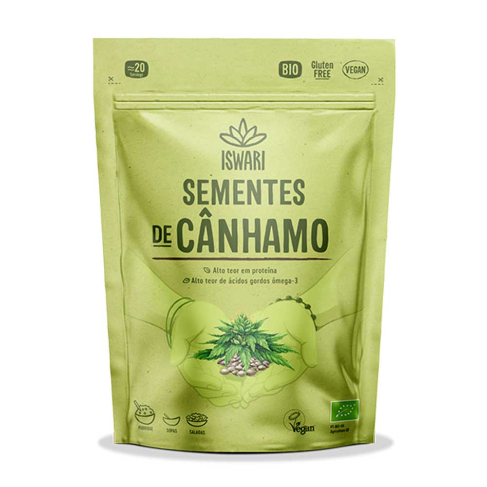 Sementes de Cânhamo Descascadas Bio 1Kg – Iswari - Lifenatura