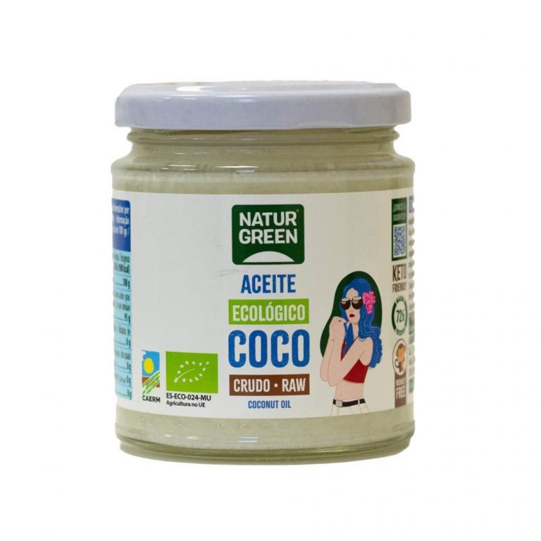 Aceite de Coco Virgen Bio 200ml - NaturGreen - Lifenatura